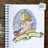 How to Draw a Sherlock Holmes Easy Doodle in 10 steps (with worksheet ...